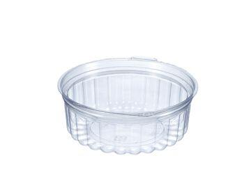8oz PET Round Hinged Deli Container with Flat Lid - Laiwell