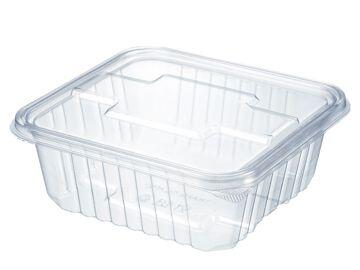 PET Hinged Large Deli Salad Bowl with Lid: PET-T1200 - Laiwell