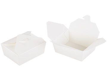 Paper food box - Secure Top Latch Closure