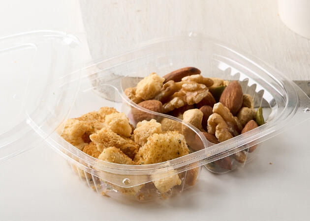Clear Plastic Food Containers with Lids - LAIWELL